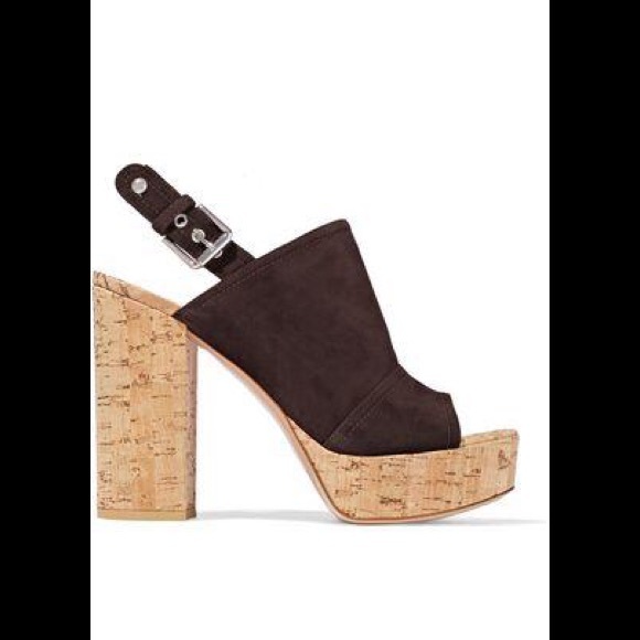 Gianvito Rossi | Shoes | Gianvito Rossi Platform Sandals Brown Suede ...